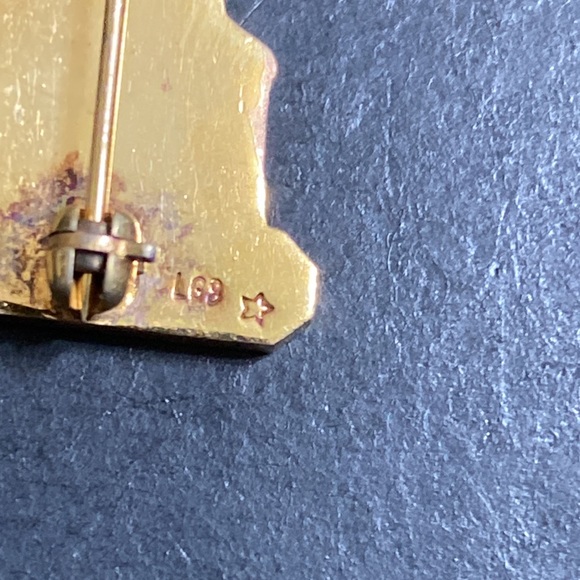 Vintage | Jewelry | Lgb Signed Vintage Pin | Poshmark